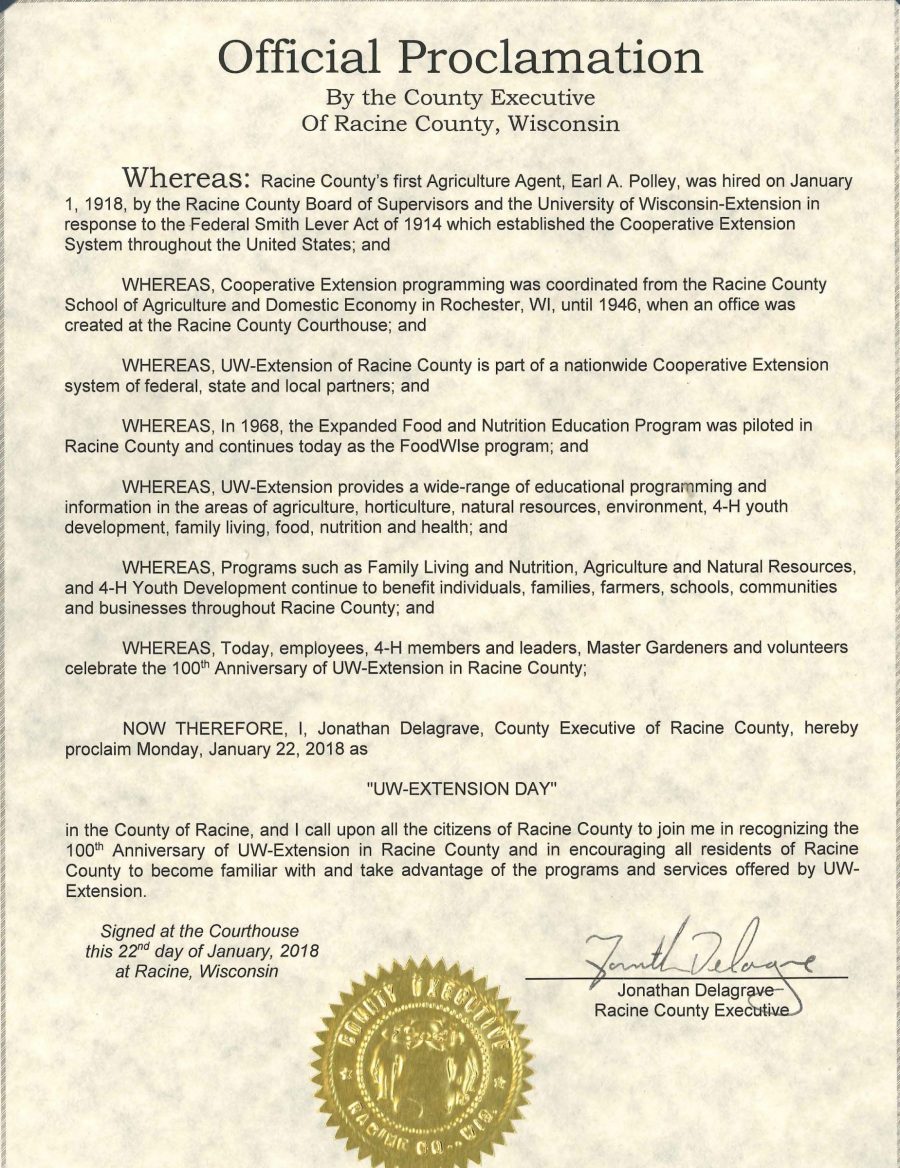 About – Extension Racine County